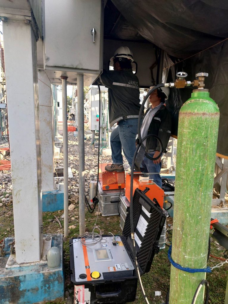 SF6 GAS HANDLING AND RECOVERY AT TAGBILARAN BOHOL AUGUST 15, 2022 ...